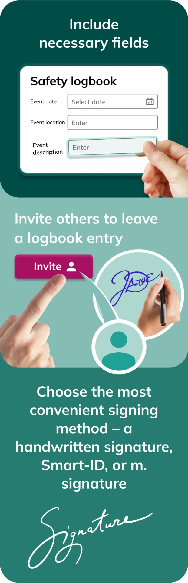 Create Electronic Logbooks & Registers | ZebraSign